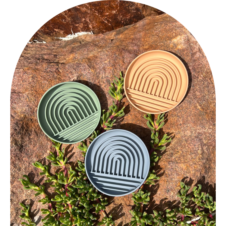 The Cahli Bowl - Slow Feeder and Lick Bowl – The Cahli Collective